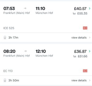 Review: Deutsche Bahn ICE First Class (Frankfurt-Munich) - Off the ...